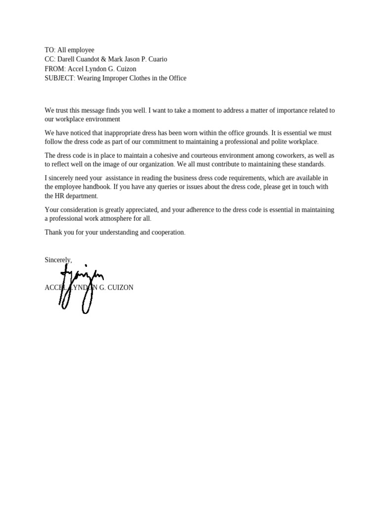 Improper Use of Clothes | PDF