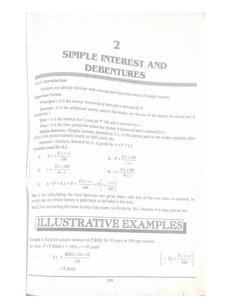 Simple Interest | PDF