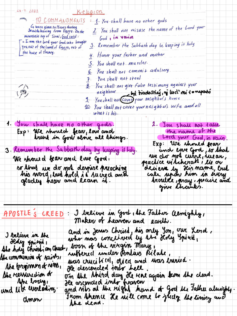 10 Commandments - Exp. by Martin Luther | PDF