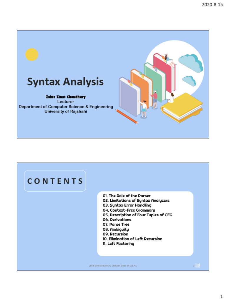 Compiler Design 3 | PDF | Parsing | Grammar
