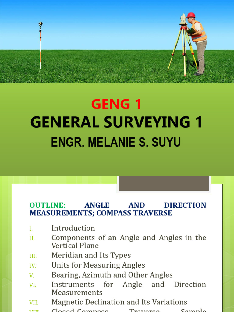 General Surveying Module 6 | PDF | Angle | Surveying