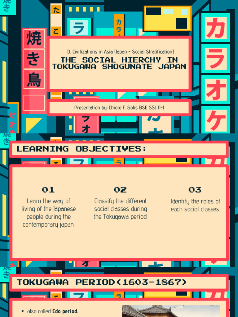 Tokugawa Japan Social Hierarchy Explained | PDF | Shogun | Japan