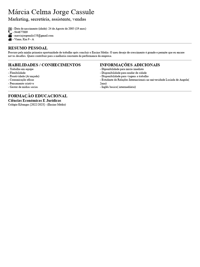 Curriculumvitae 2 | PDF