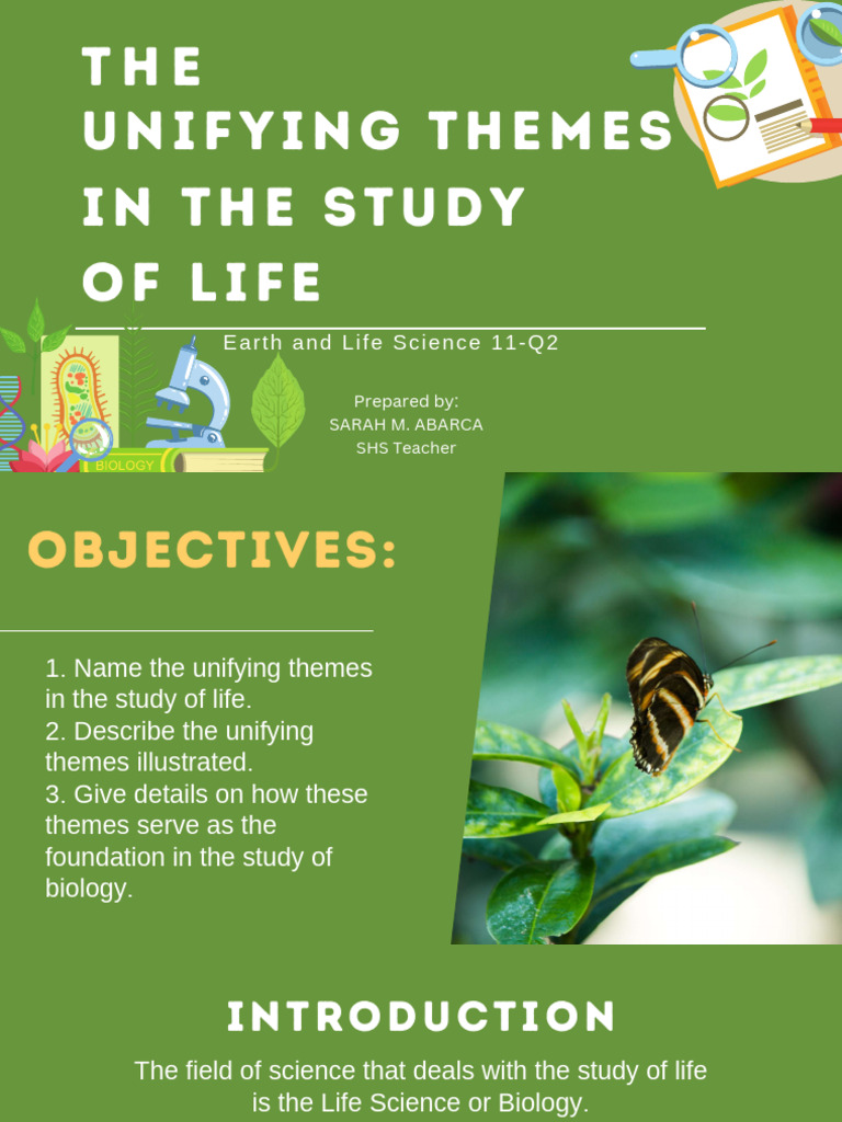 Unifying Themes in Biology - Compressed | PDF | Life | Organisms