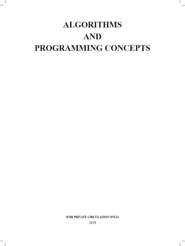 Symbiosis AlgorithmsandProgrammingConcepts | PDF | Boolean Data Type ... Symbiosis AlgorithmsandProgrammingConcepts | PDF | Boolean Data Type ...