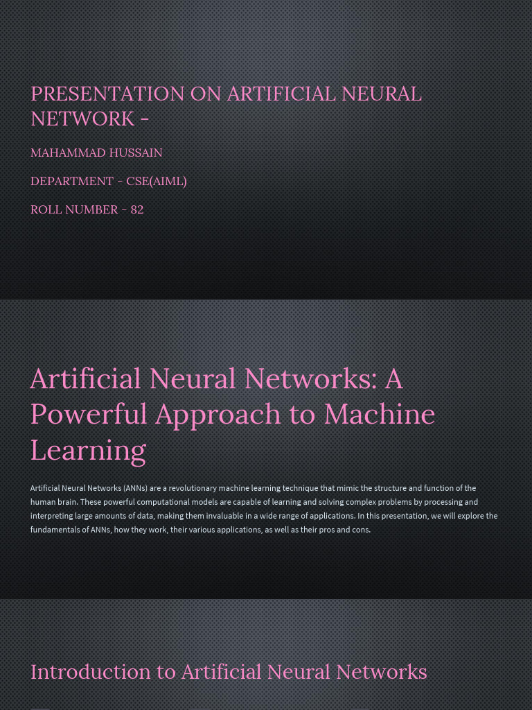 Aiml Mahammad Hussain 2 | PDF | Artificial Neural Network | Machine Learning