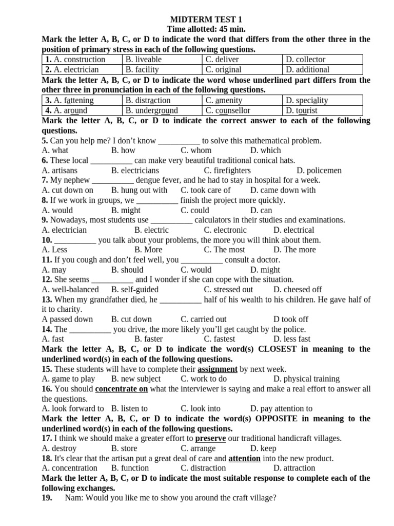 3.1. Midterm Test 1 | PDF | Internet | Software