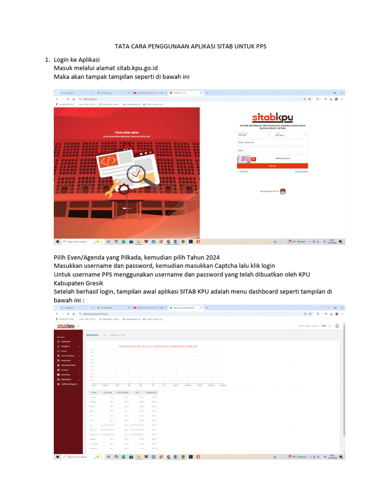 Tutorial Sitab Pilkada | PDF