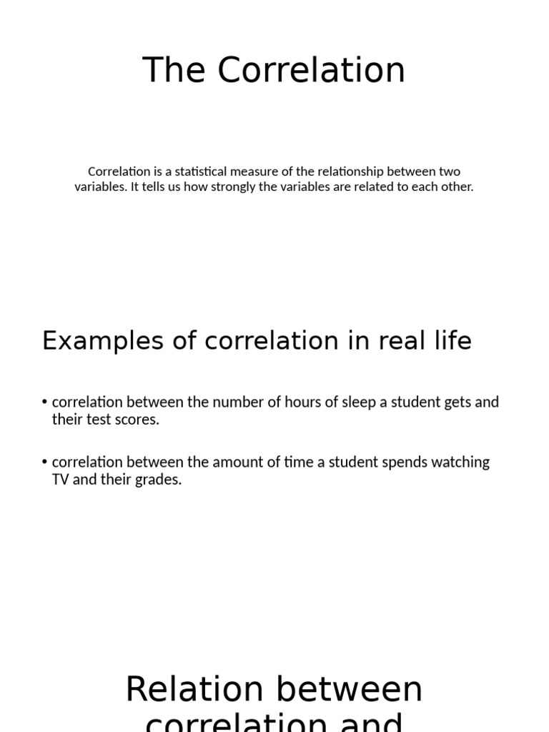 Understanding Correlation Types and Measures | PDF