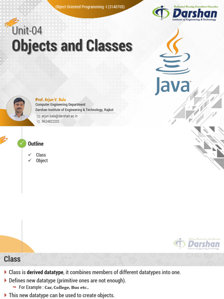 CJP Unit-4 | PDF | Constructor (Object Oriented Programming) | Programming
