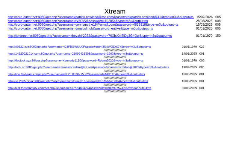 Free Xtream IPTV Codes 2025 | PDF