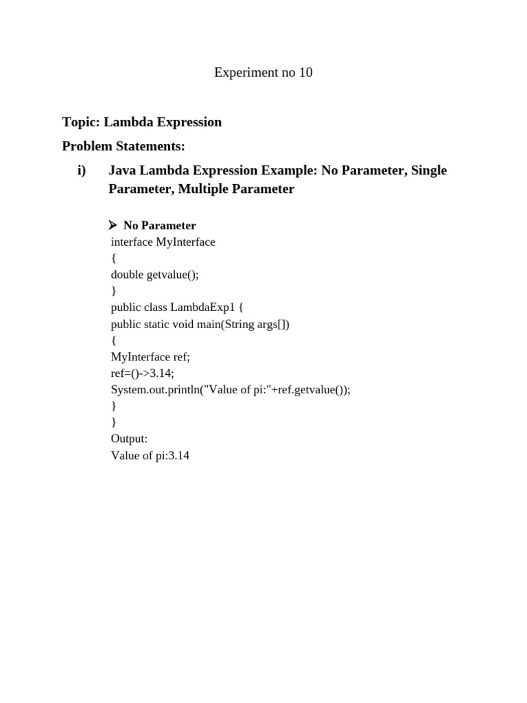 Experiment No 10 and Its Solution | PDF