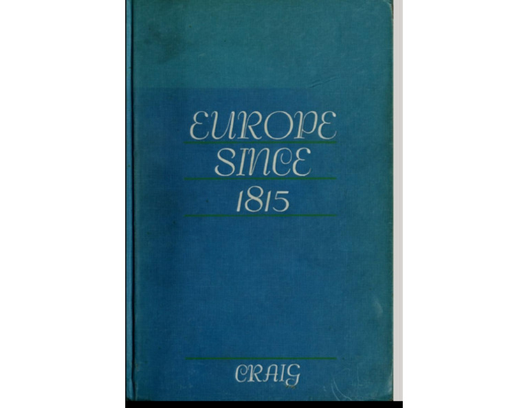 Europe Since 1815 | PDF