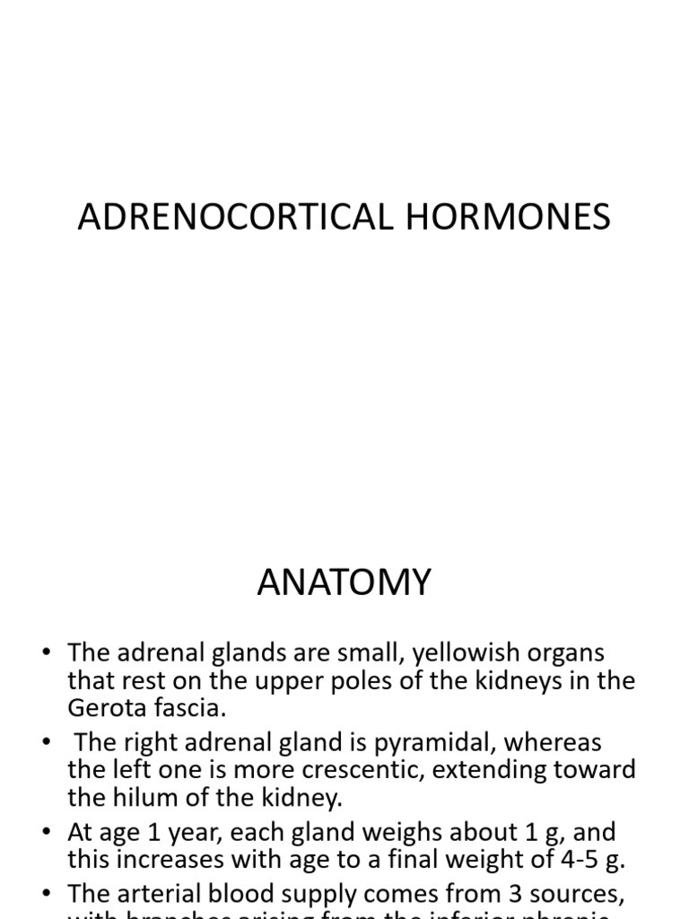 Adrenal Hormones Pdf Adrenal Gland Cortisol