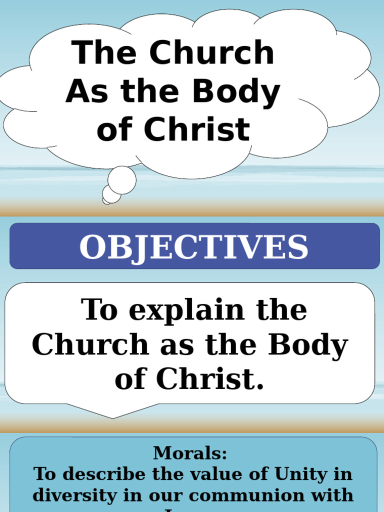 CLE 6 - Lesson 2 - The Church As The Body of Christ | PDF | Jesus | Eucharist