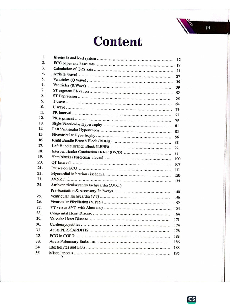 Haseeb Raza ECG | PDF