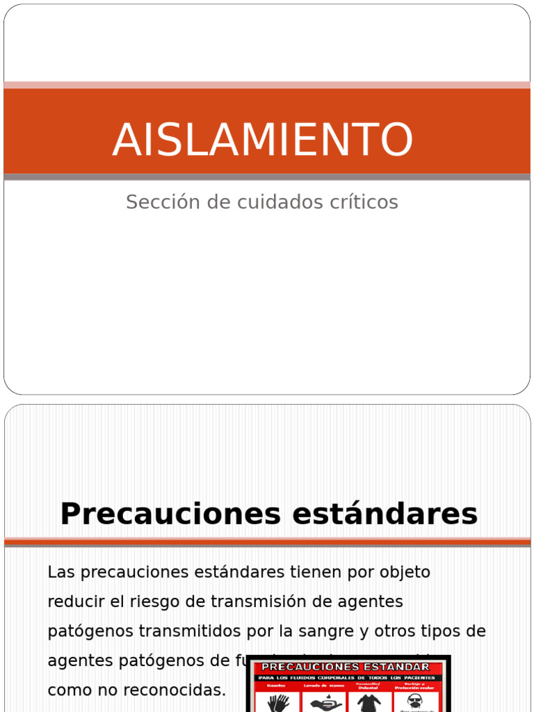 AISLAMIENTO | PDF