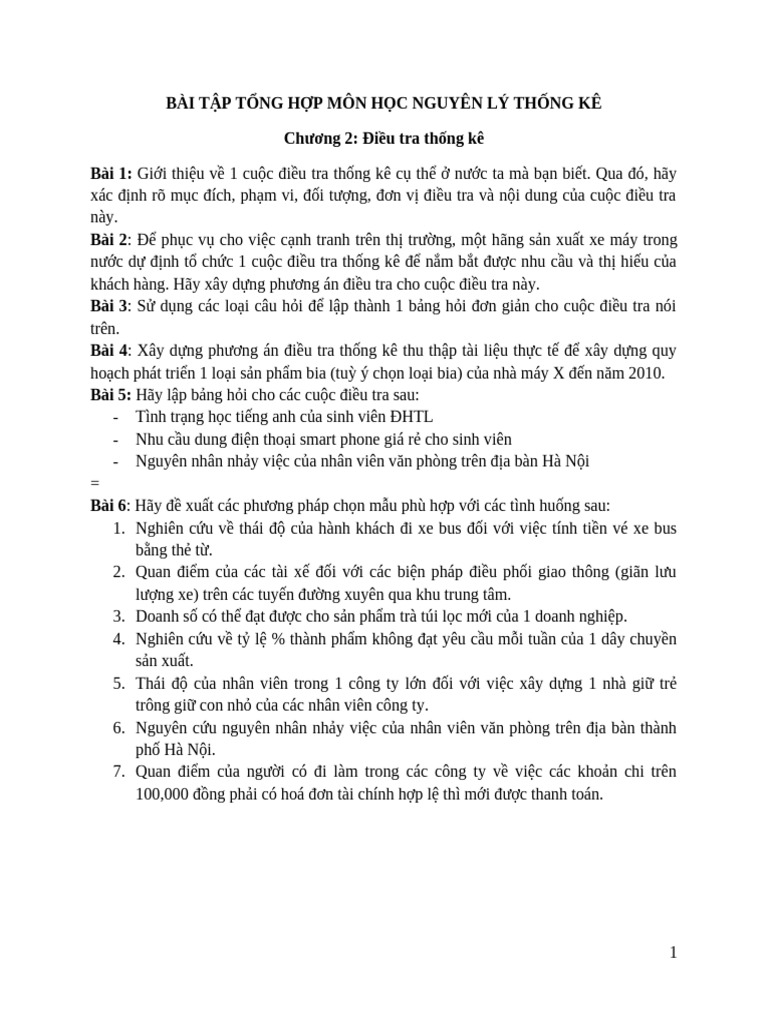 Bai Tap Bat Buoc Mon Hoc NLTK 2021 | PDF