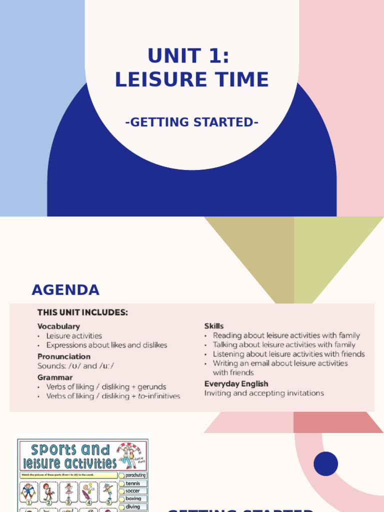 Unit1 Leisure Time | PDF