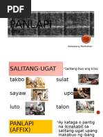 Ano Ang Panlapi | PDF