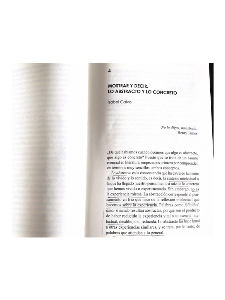 Mostrar y Decir (Isabel Calvo) | PDF