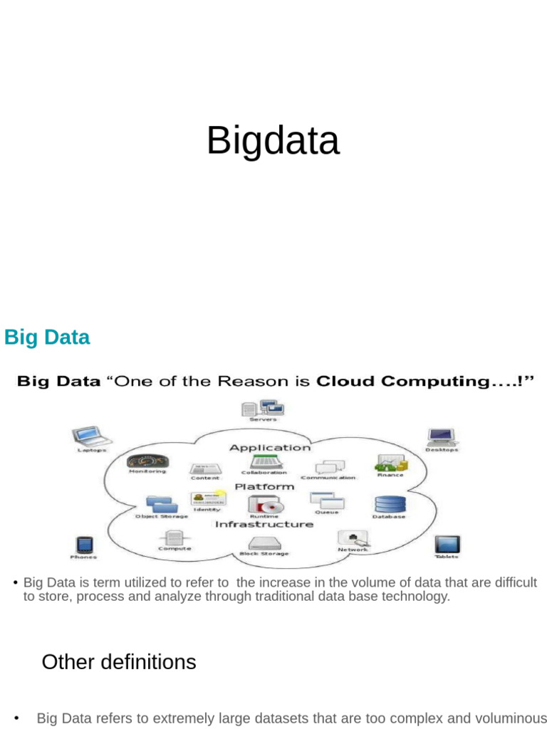 Bigdata Intro | PDF | Big Data | Data