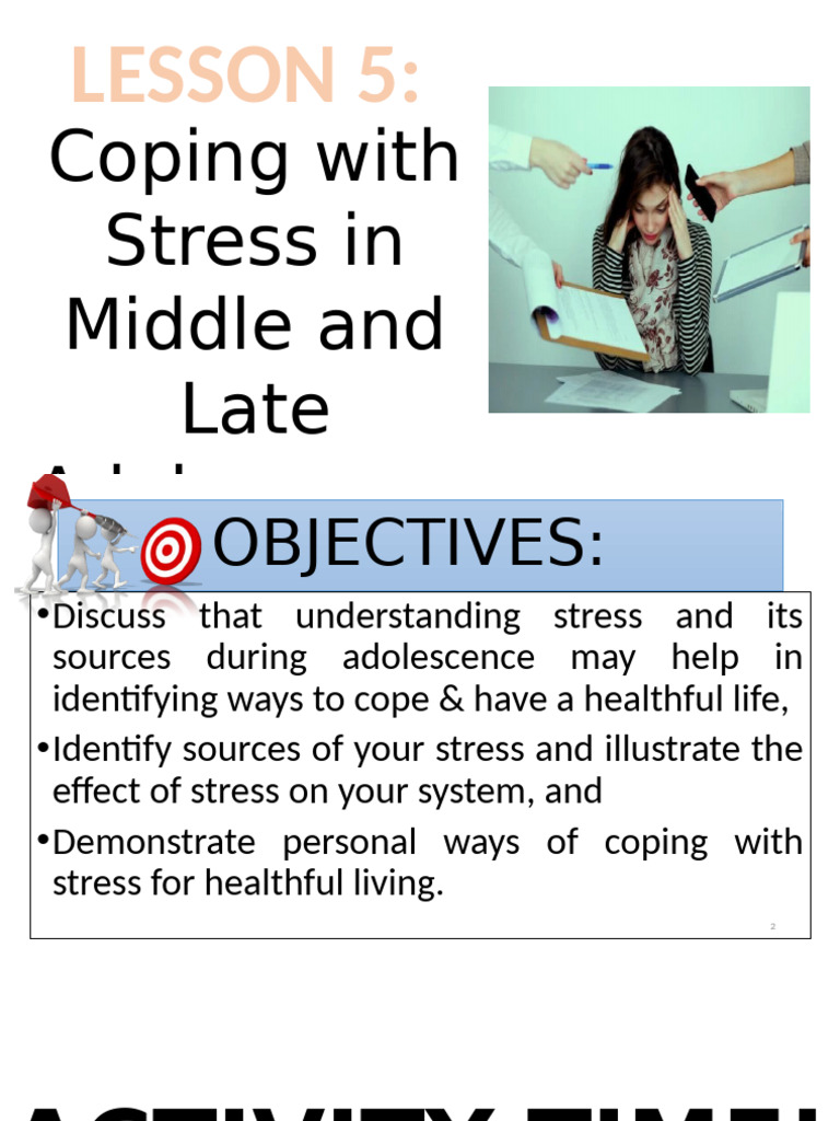 Lesson 5 - Coping With Stress in Middle and Late Adolescence | PDF ...