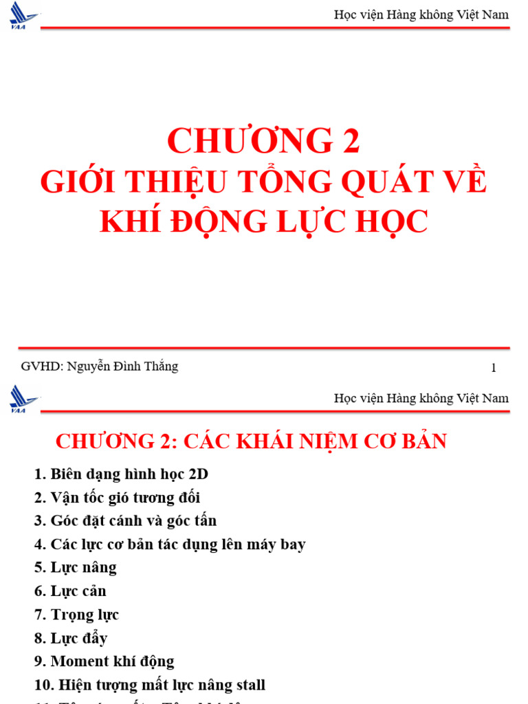 Chuong 2 - Gioi Thieu Tong Quat Ve Khi Dong Luc Hoc | PDF