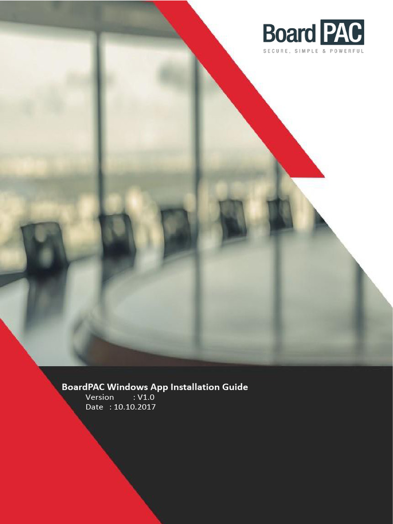 BoardPAC Windows App Install Guide | PDF | Microsoft Windows | Computer File