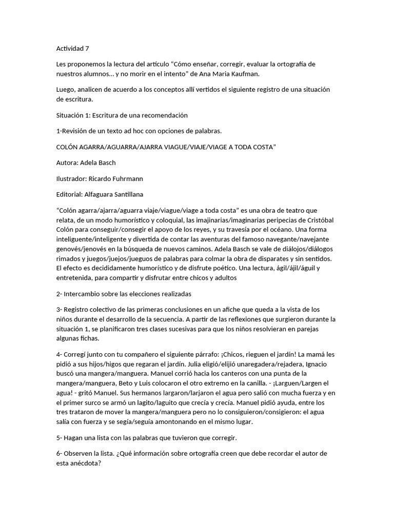 Enseñanza de ortografía en clase | PDF | Palabra | Ortografía