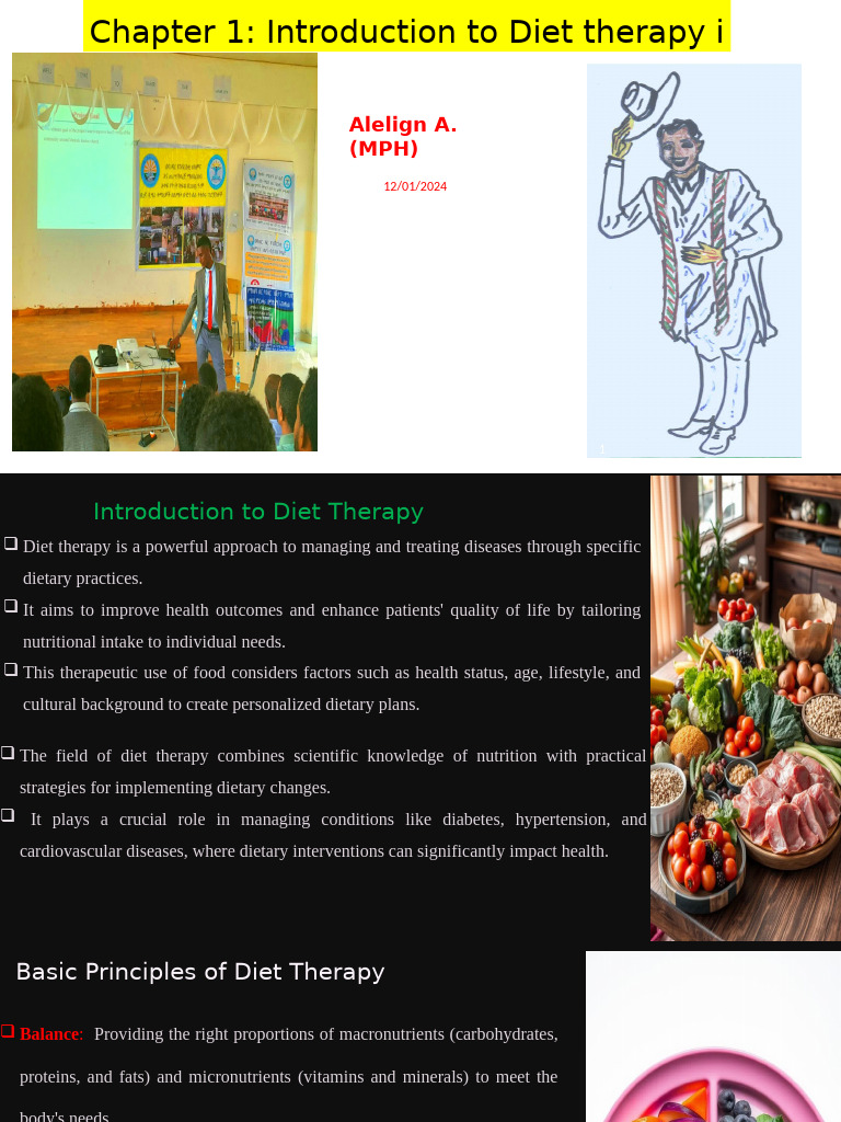 Introduction to Diet Therapy Essentials | PDF | Diet (Nutrition) | Diet ...