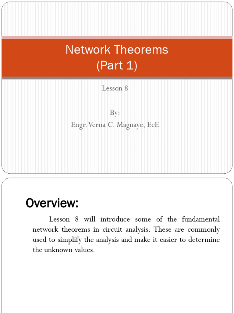 Lesson 8 - Circuits 1 | PDF | Computer Engineering | Electronic Circuits