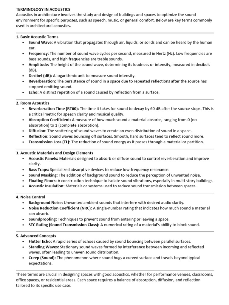 Building Services Notes | PDF | Acoustics | Sound