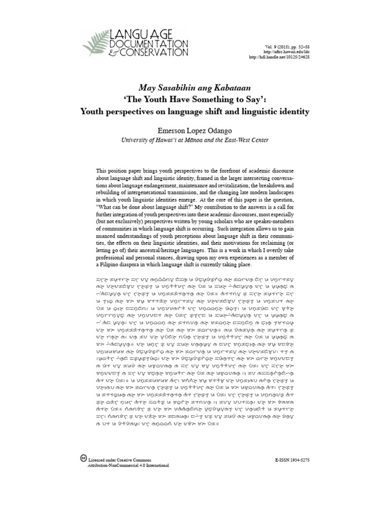 Odango | PDF | First Language | Multilingualism