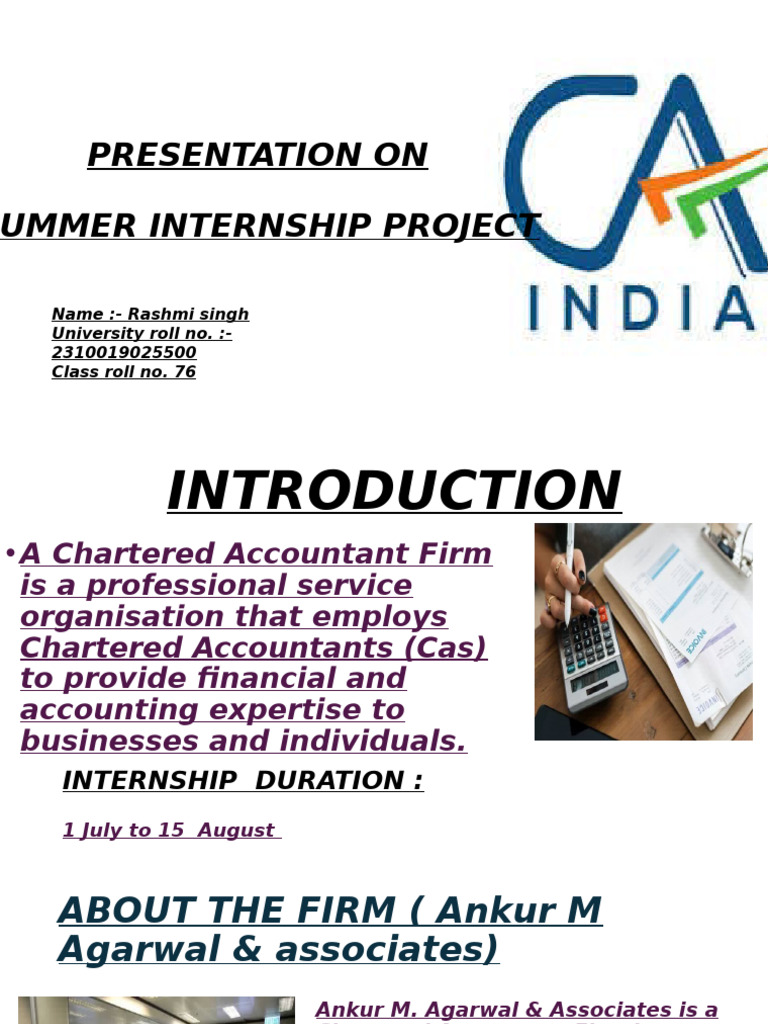 Summer Internship Project Rashmi Singh | PDF