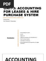 Accounting Entries For Hire Purchase | PDF | Payments | Depreciation