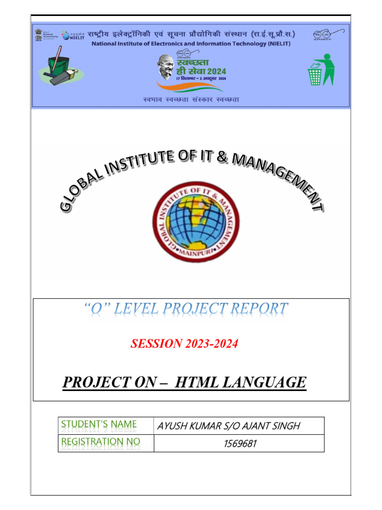 Ayush Project | PDF | Html Element | Html