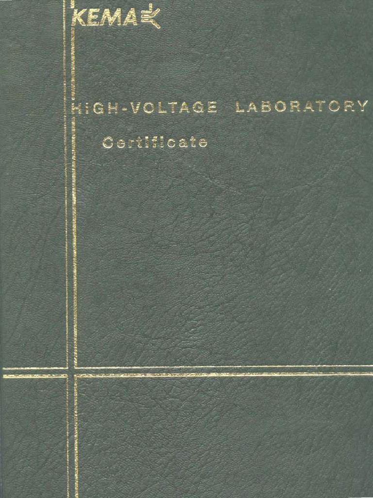 Kema Cu Xlpe Lead Sheath Lldpe | PDF