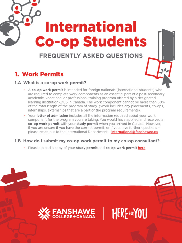 Co Op International Student Faq PROOF3 | PDF | Employment | Cooperative