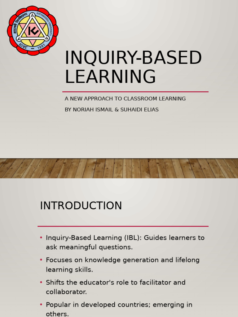 Inquiry - Based - Learning - Presentation by Narayan Dhakal | PDF