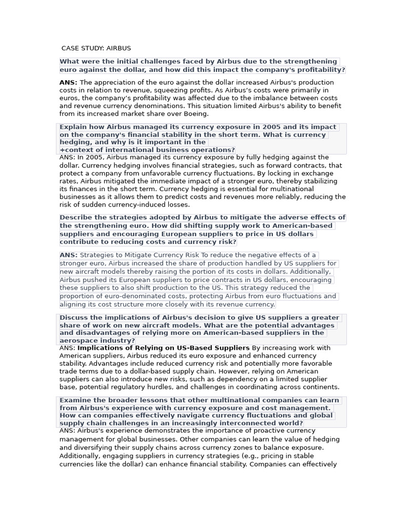 Case Study | PDF | Walmart | Hedge (Finance)