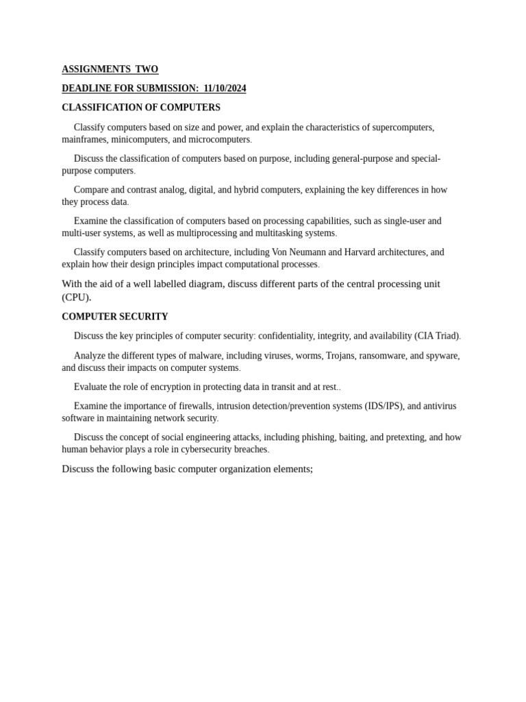 Assignment Two | PDF