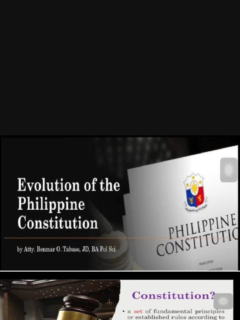Philippine Constitutions | PDF