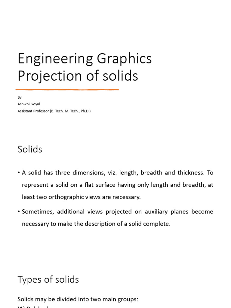 Projection of Solids | PDF | Elementary Geometry | Euclid
