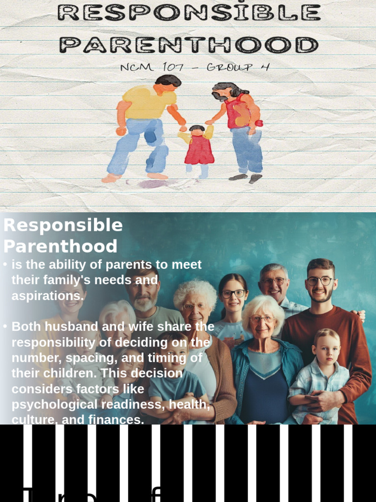 Responsible Parenthood Ncm107 | PDF | Parenting | Family Planning