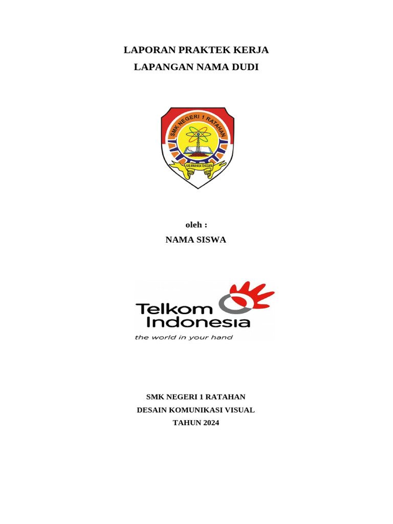 Contoh Format Laporan PKL DKV | PDF