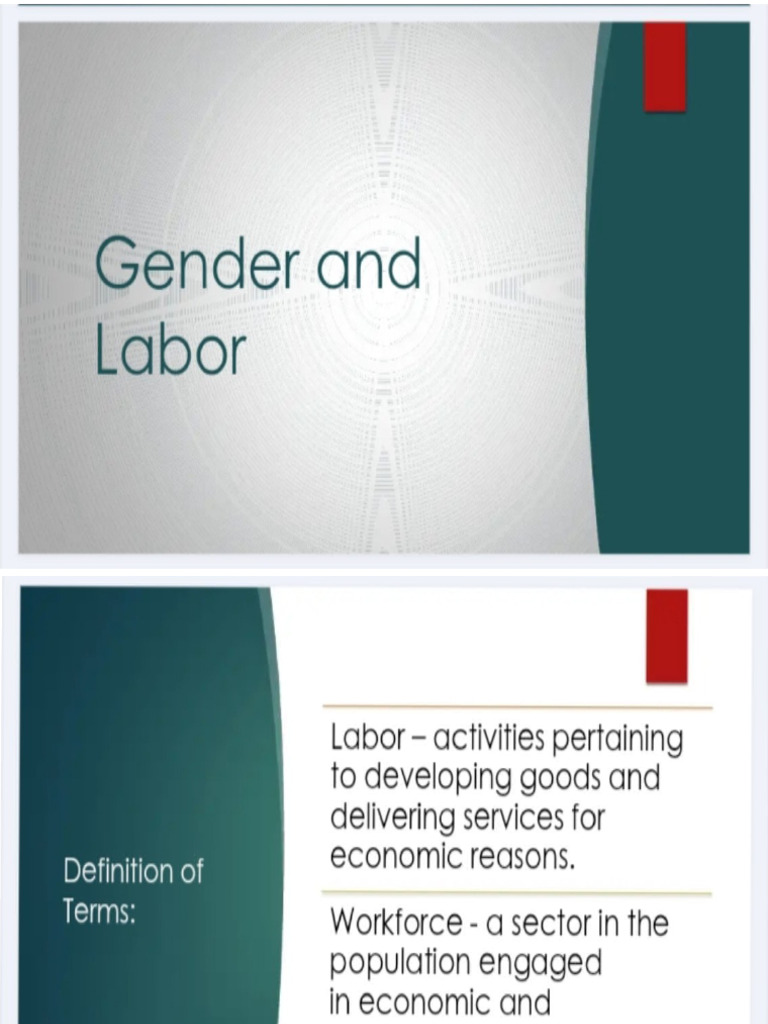 Gender& Labor | PDF