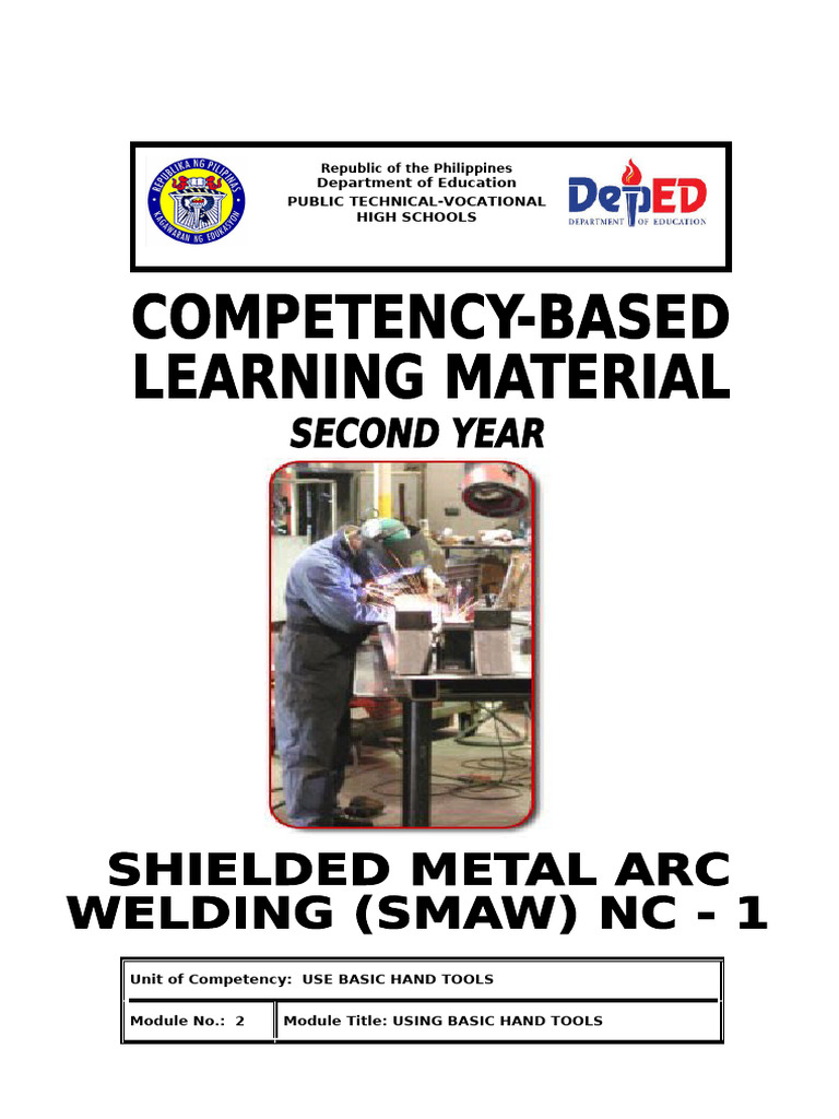 Y2 - Module 2 - Using Basic Hand Tools Edited | PDF | Screw | Metalworking