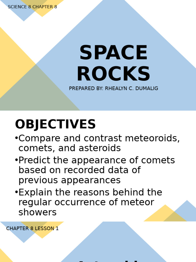 Space Rocks for Science Students | PDF