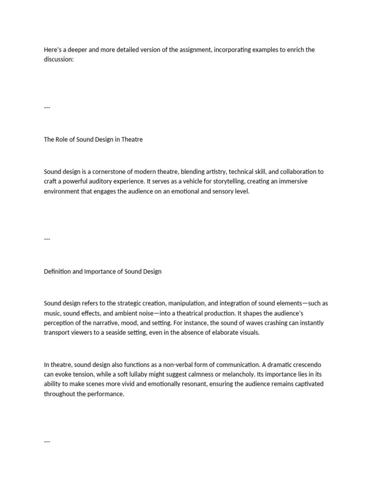 Here's A Deeper-WPS Office | PDF | Sound | Narrative